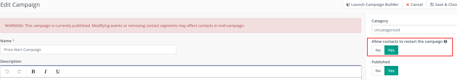 Recurring Email Campaign in Mautic – Step by step Tutorial with Example – TutorialsJoint